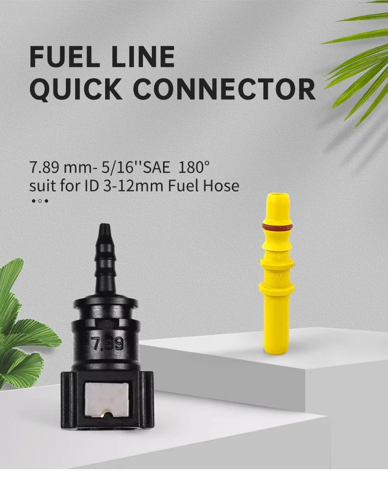 7.89mm Fuel Line Quick Connector - Reliable Engine Fitting