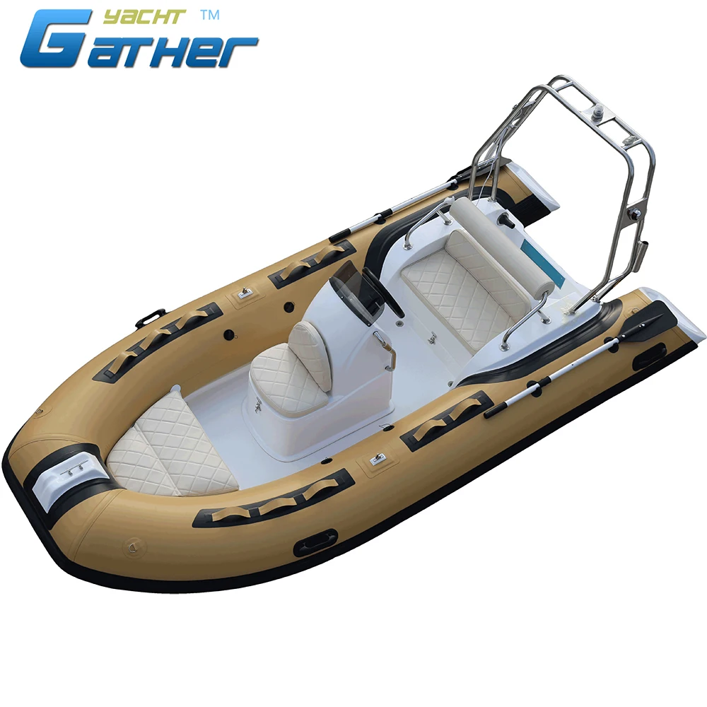 Rowing Dinghy 13ft Rib390C Semi-Rigid Fiberglass RIB Orca Hypalon/PVC ...