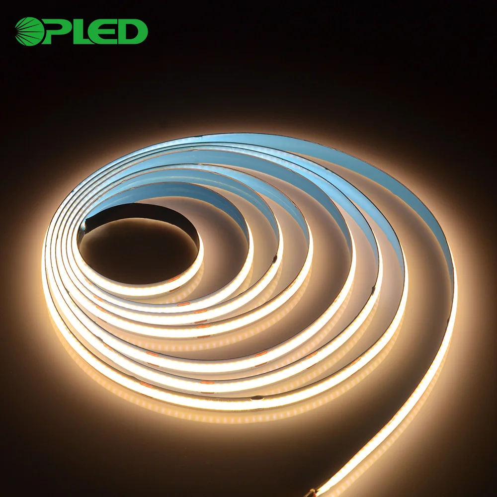 Free Cut Cob Strip Led Lights Flexible Soft Strip Rgb Cct Led Strip 24v ...