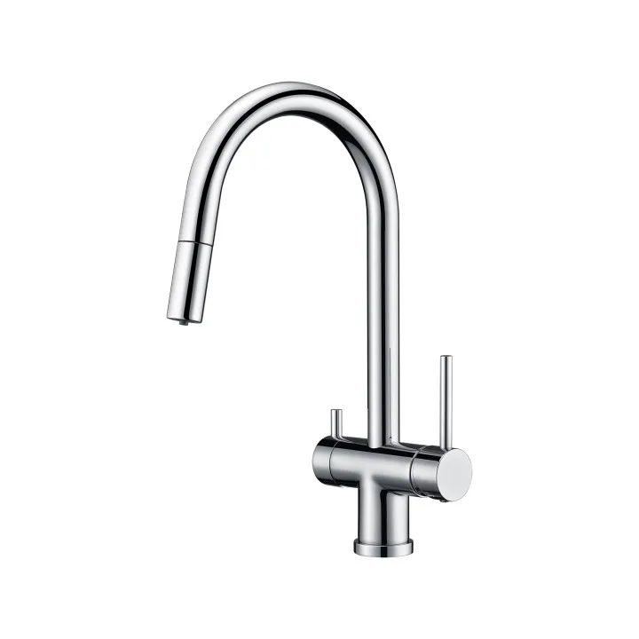 3 Way Pull Out Pull down Filter Drinking Water Tap Kitchen Faucet