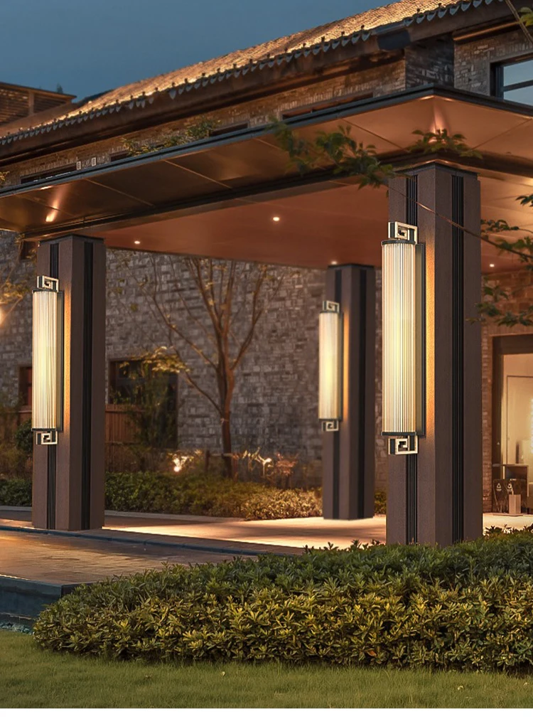 Led Villa Courtyard 100-240v Modern Home Yard Decoration Wall Facade ...