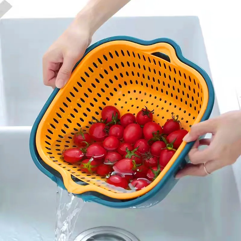 6-piece Kitchen Multifunctional Drain Basket For Cleaning Draining And ...