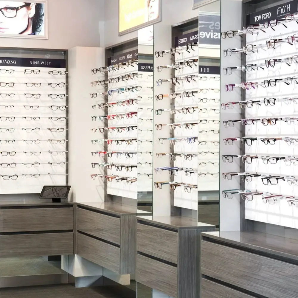 Fashion Eyeglasses Display Showcase Store Fixture Sunglasses Store ...