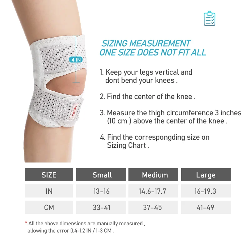 Aolikes High Quality Compression Knee Brace With Side Stabilizers ...