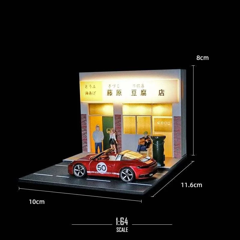 Showroom Parking Lot 1:64 Diecast Car Model Fix Parking Space