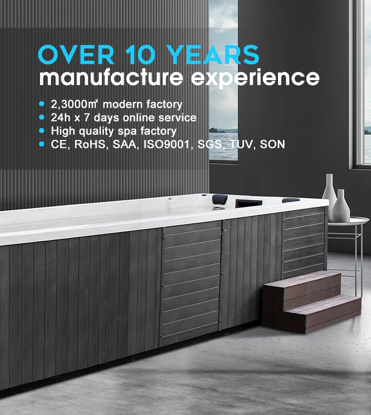 Low Height Semi Inground Pools - 7m & 6m Swim Spas