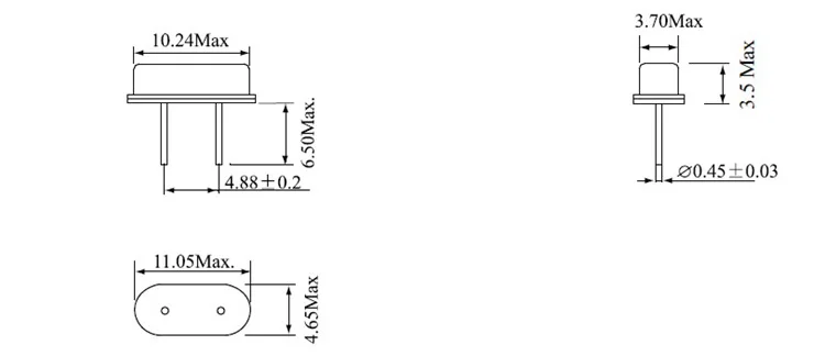 Smd 49s Type Crystal 3.579545mhz 4.096mhz 4.9152mhz 6mhz 7.3728mhz ...