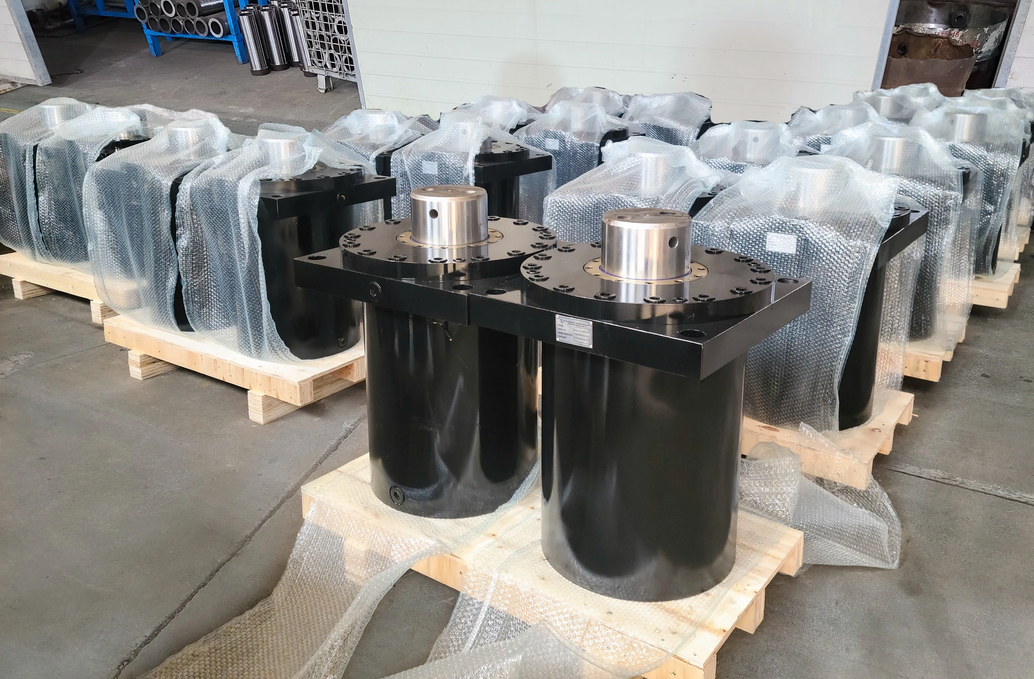 Hydraulic Press Piston Double Acting Cylinder For Rubber Machine - Buy ...