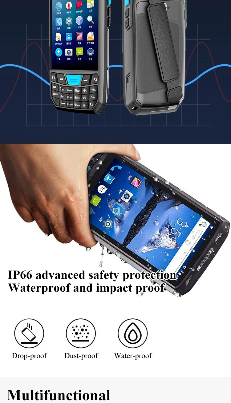 Low Moq Products Rugged Handheld Pda Barcode Scanner Inventory Data ...