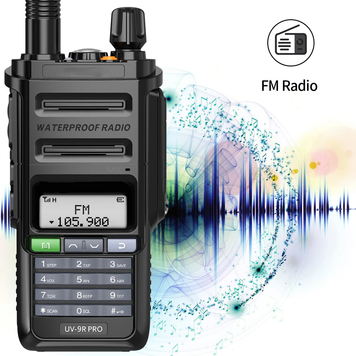Uv-9r Pro Quanzhou Walkie-talkie Two Way Radio Analog Radio Walkie ...