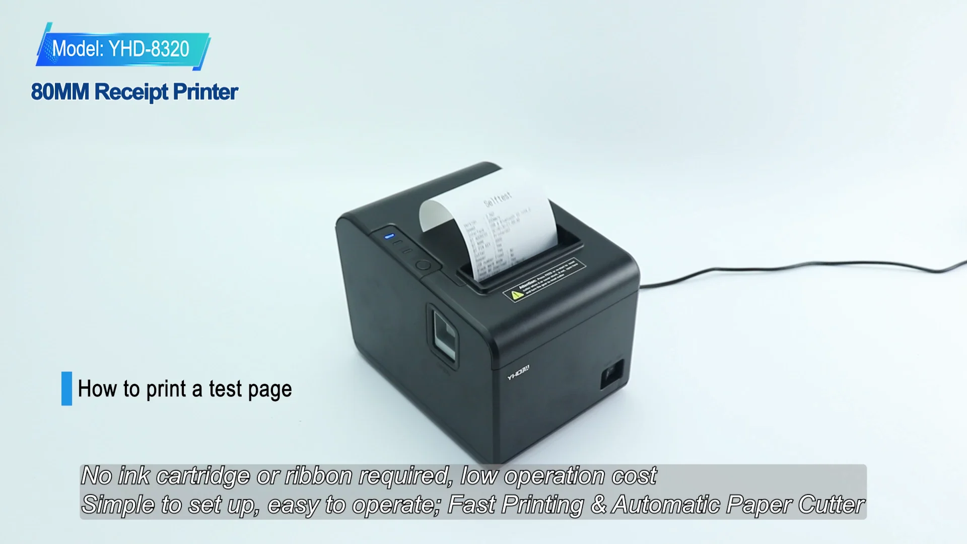Multi-interfaces Optional 80mm Thermal Receipt Printer Usb/rj11/lan ...