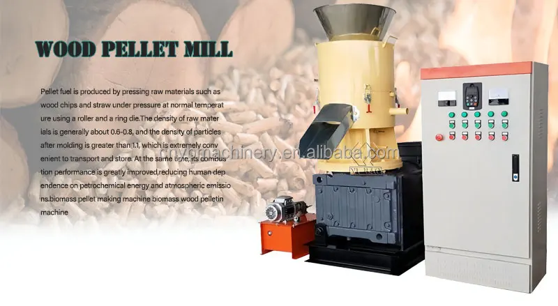 Used Ring Flat Die Wood Pelletizer Manufacturer Fish Chicken Feed ...
