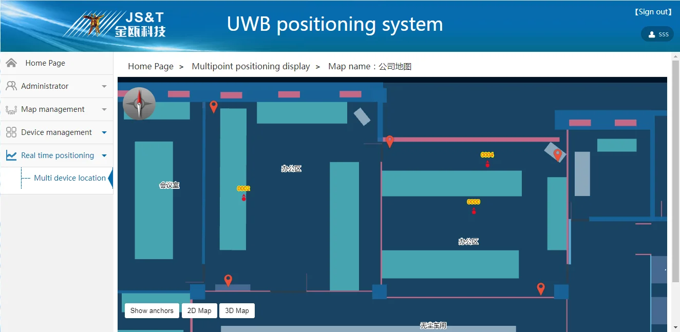 UWB Positioning Tag for Indoor Location - Precision & Reliability