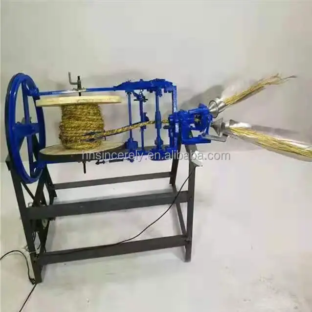 Processing Straw Rope Machine/electric Reed Straw Rope Rolling Machine ...