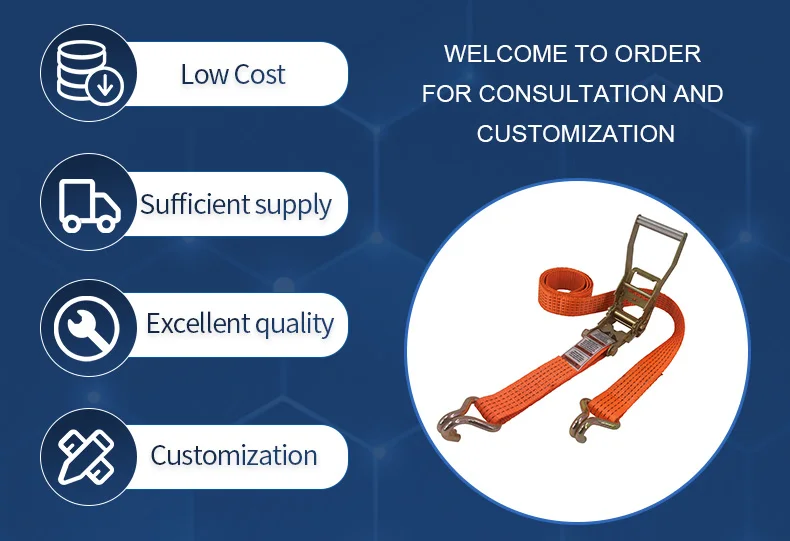 Heavy-duty 2-inch 5-ton Logistics Transportation Bundled Cargo Belt ...