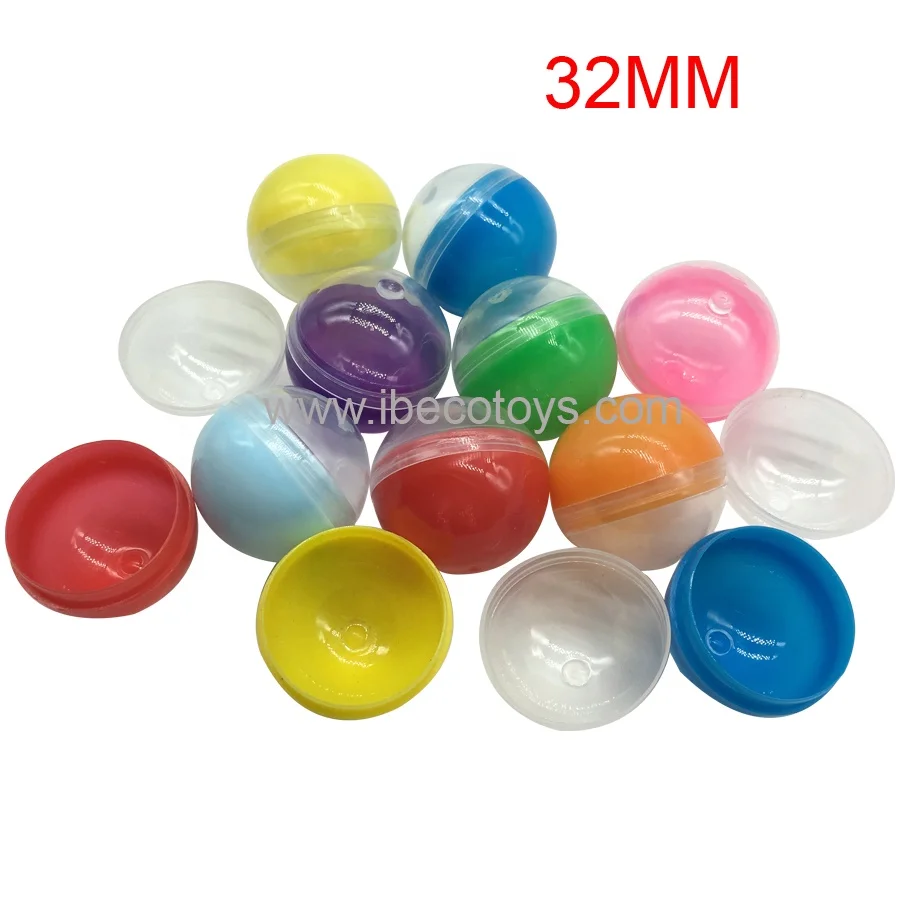 Plastic Empty Ball Capsules for Toy Vending Machines