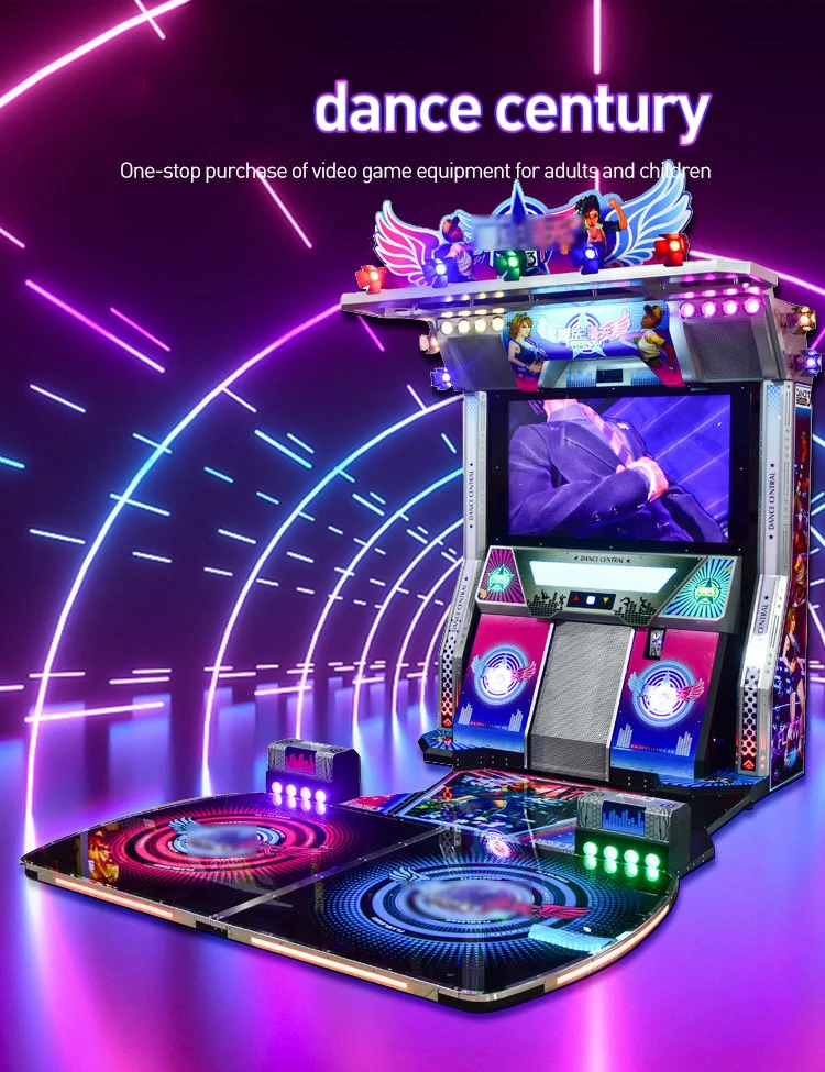 High Quality Indoor Arcade Amusement Park Coin Operated Dance Step Game ...