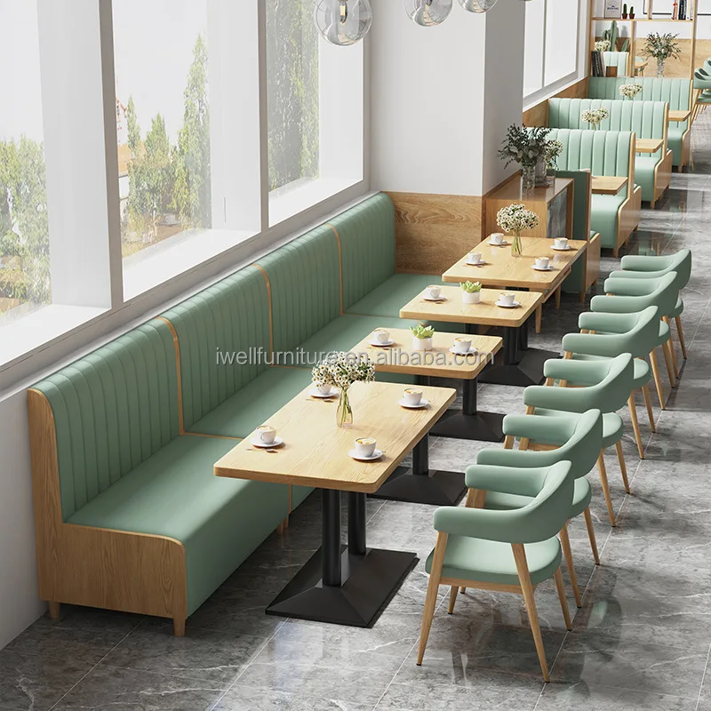 Retro Square Solid Wood Table - Perfect for Cafes & Restaurants
