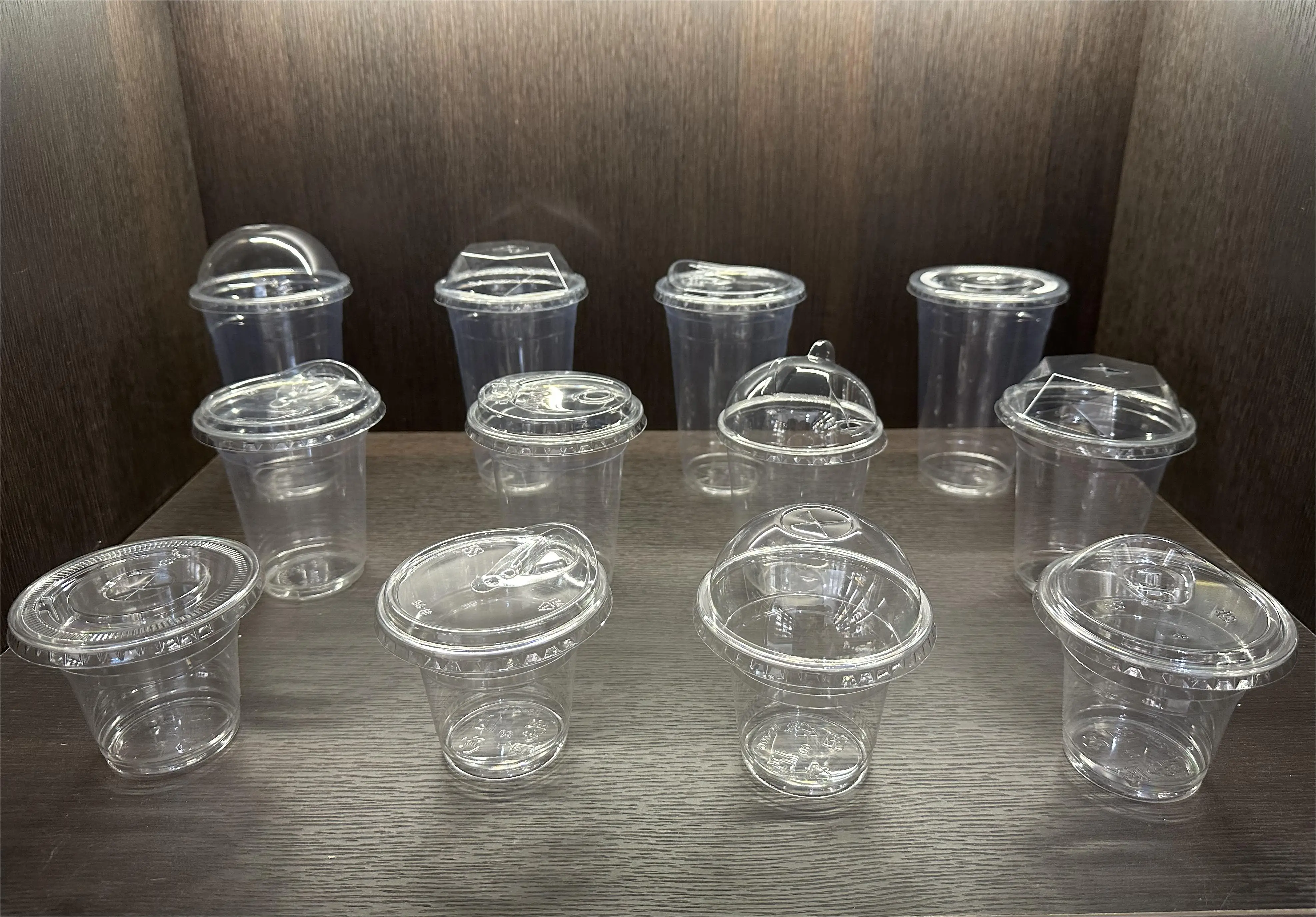 Factory Direct Sell Plastic Cups With Sip Through Lids Clear Tea Coffee ...