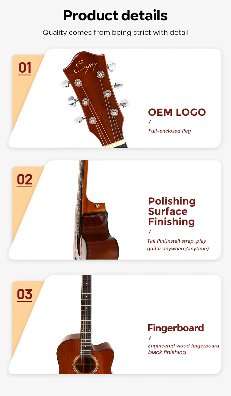 High Quality Cheapest 41inch Wholesale Price Custom Spruce Acoustic ...