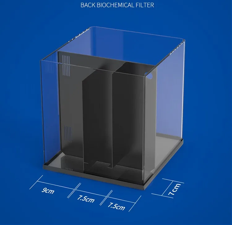 Ultra Clear Glass Mini Salt Water Marine Aquarium Fish Tank