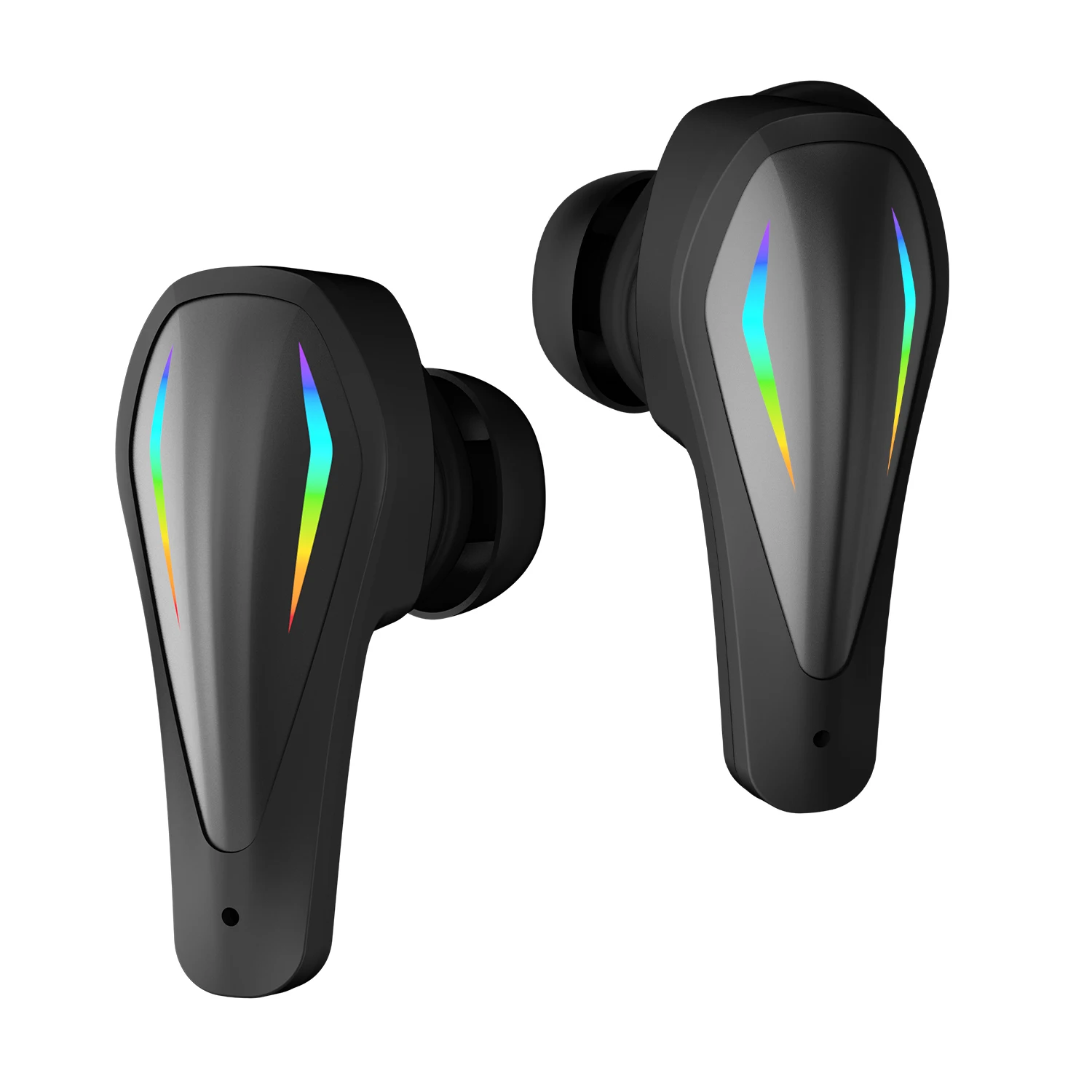 Rts Tws Bluetooth Wireless Earbuds With Microphone For Game Rgb Light ...
