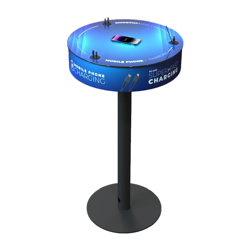 Y2 Power Classic Charging Table for bars, hospitality industry Steel ...