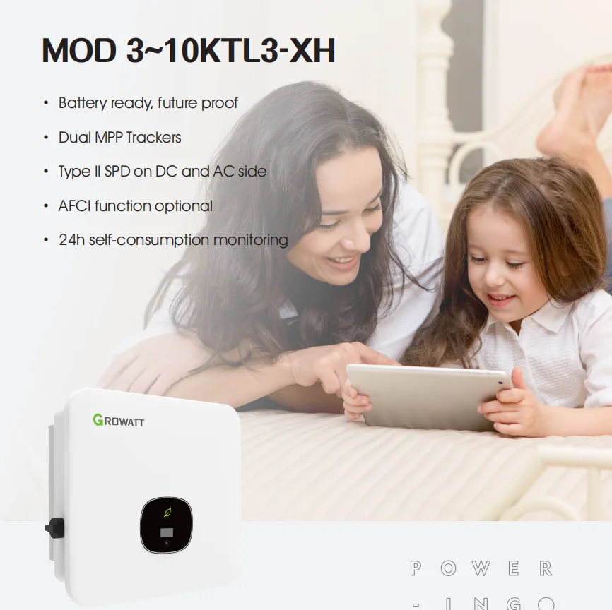 Growatt Mod3~10ktl3xh On Grid Inverter Growatt 6kw10 Kw Inverter 3kw ...