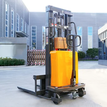 Electric Stacker Truck Pallet Lift Stacker Capacity 1000/2000kg Full ...