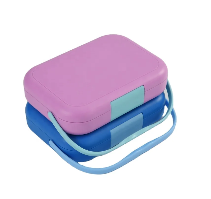 Kids Bento Lunch Box 4 Compartment Bento Box For Kids Divided Lunch ...