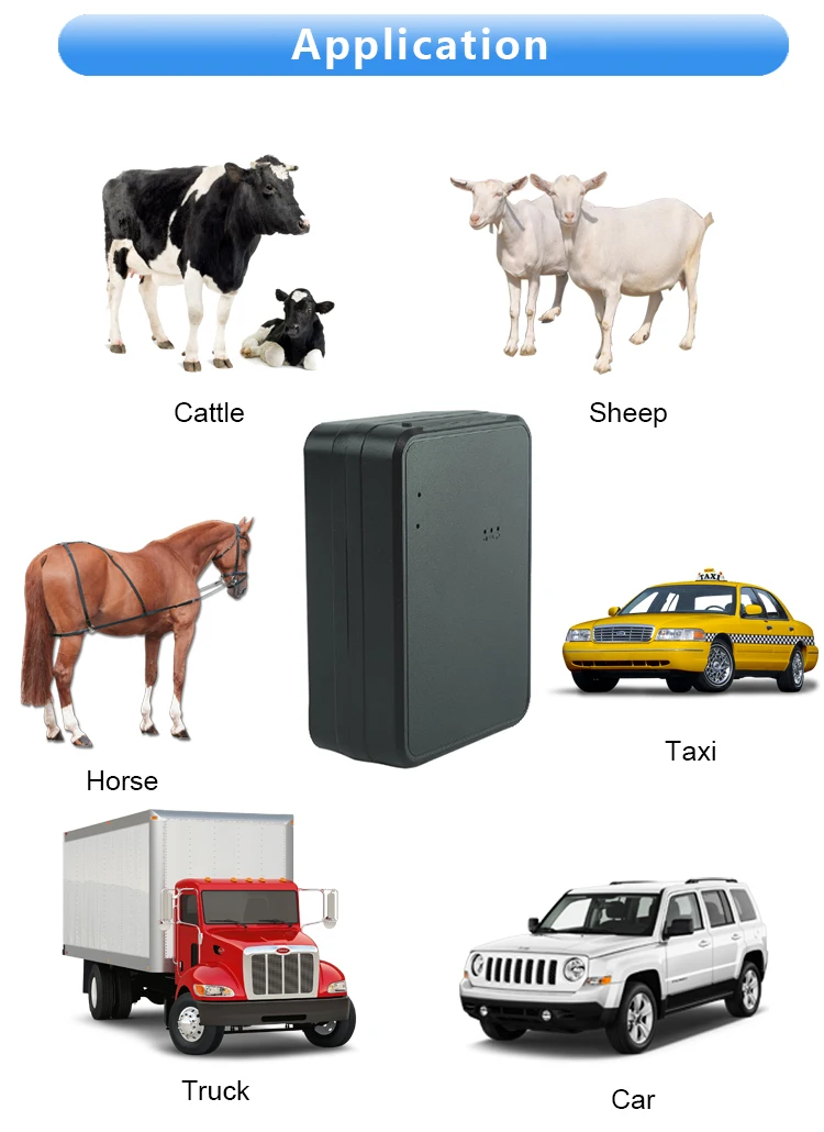Long Standby Time Strong Magnetic Location 10000mah Livestock Tracker ...