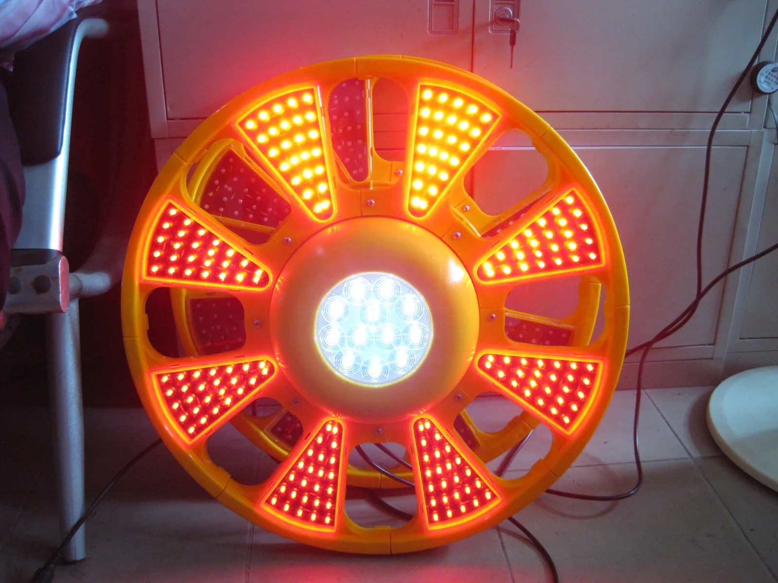 Round Slewing Flashing Swiveling Warning Driveway Led Revolving Strobe ...