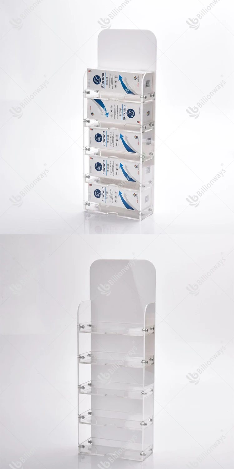 Customized Pmma Medicine Display Shelf Plexiglass Medicine Display ...