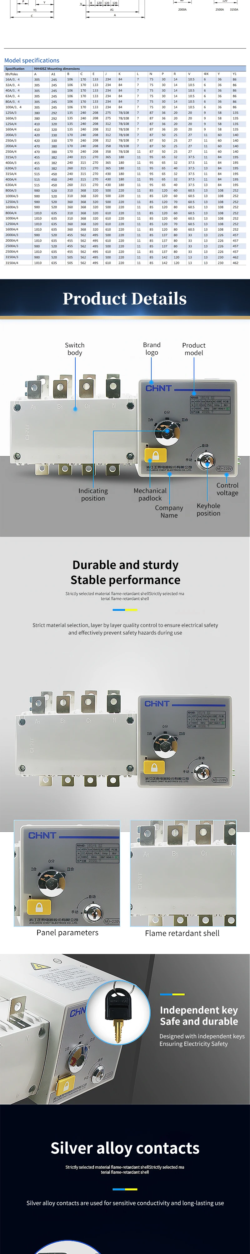 Chint Dual Power Supply Automatic Switch - Reliable Transfer