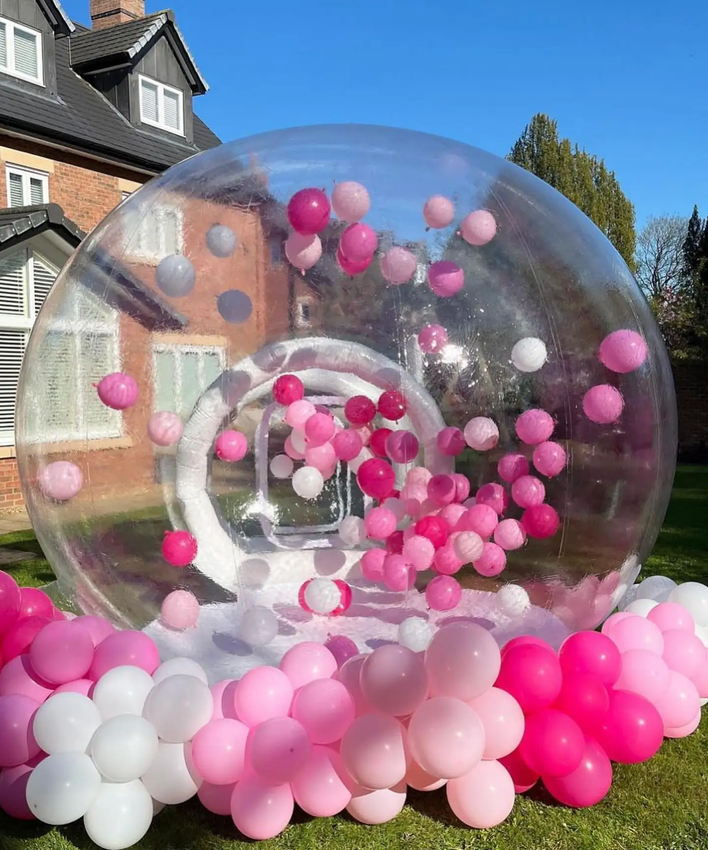 Transparent Kids Party Inflatable Crystal Igloo Dome Room Balloon Dome ...