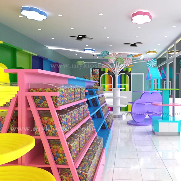 candy shop furniture sweet store interior design candies shelves ...