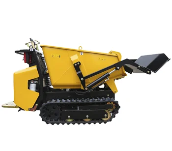 Hydraulic Tracked Gasoline/diesel Mini Dumper 800 Kg/1200 Kg Skip ...