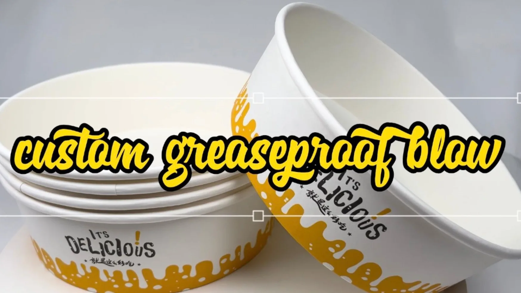 Round Soup Bucket Dessert Ice Cream Disposable Takeaway Packaging Box ...