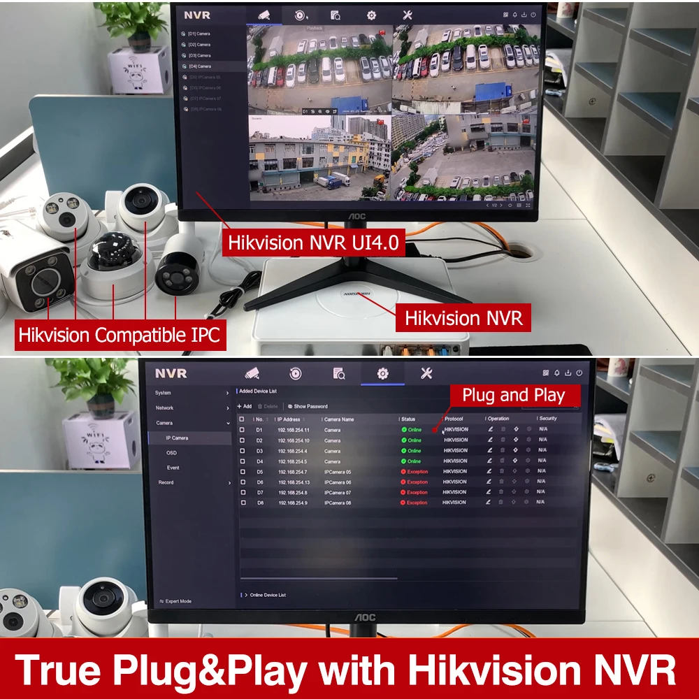 Compatible Hikvision Smart Ir Colorvu 4mp 5mp 8mp Motion Detection Two ...