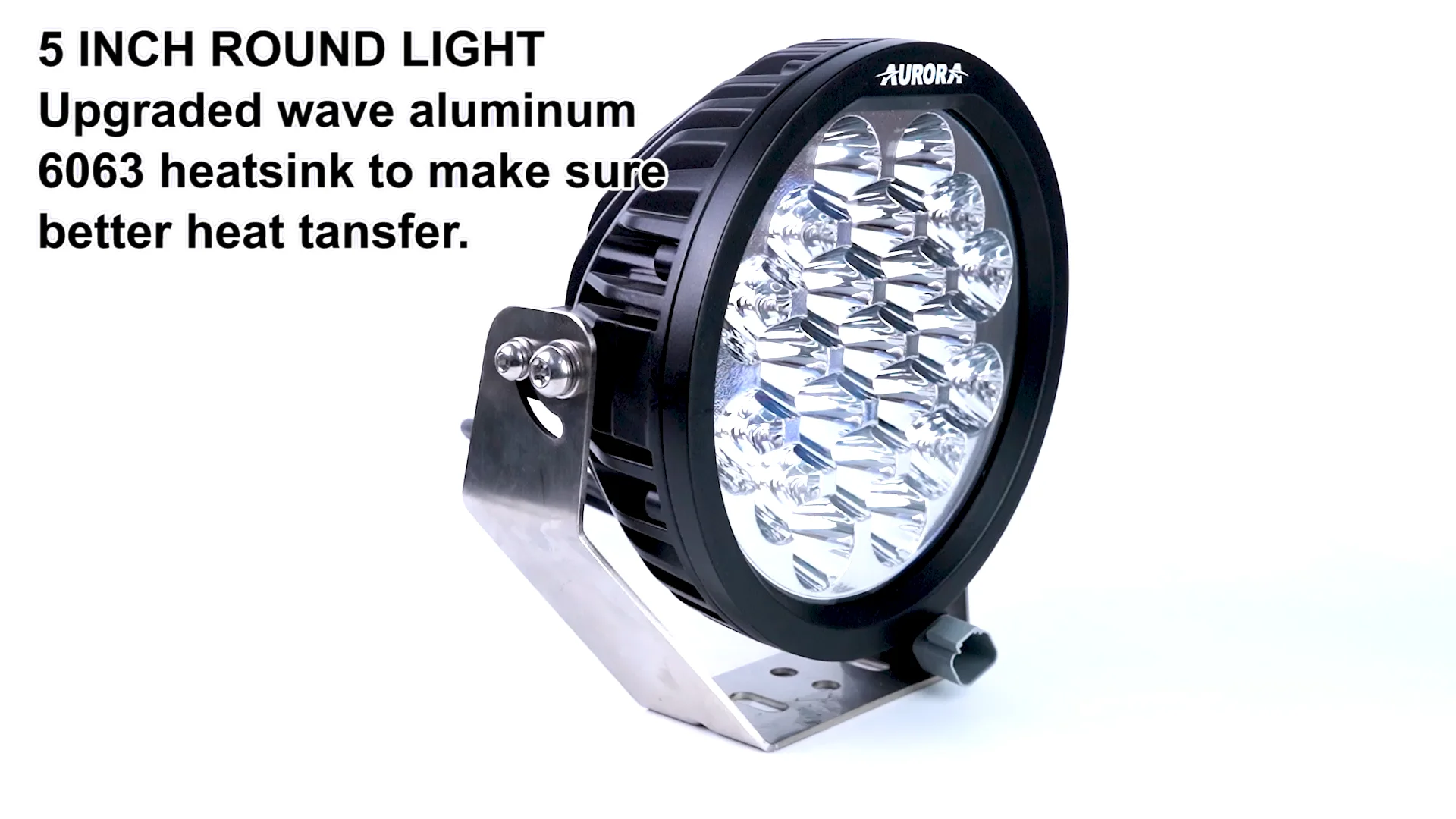 Aurora Patent Super Bright 7'' Car Offroad Approval Round Led Driving ...