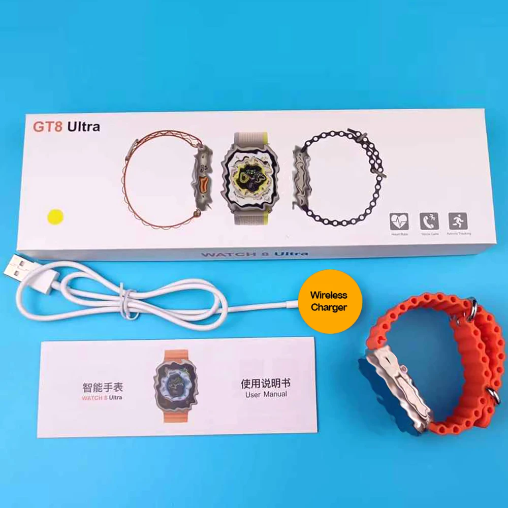 Original Watch Gt8 Smart Watch 8 Ultra 49mm Men Women Smartwatch Fitness Tracker 1.95 Inch ...