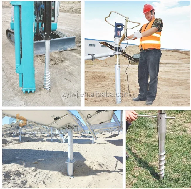Durable Ground Screw Anchors - Reliable Solar Post Solutions