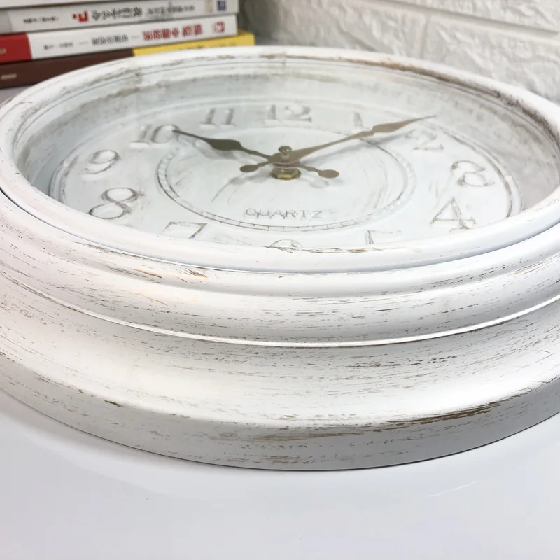 12-inch Retro American Wall Clock Creative Three-dimensional Clock ...