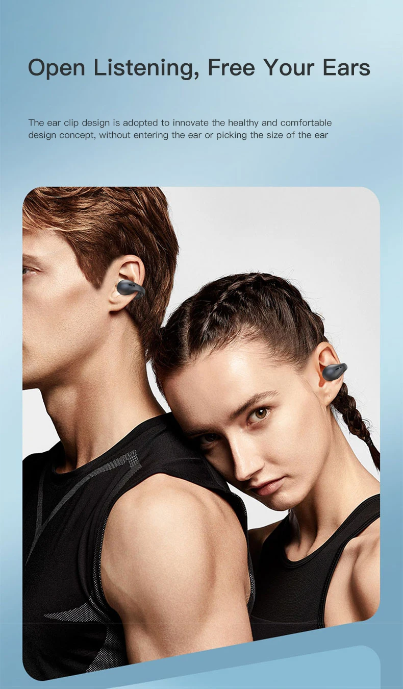 Oem High Quality Ear Clip Headphones Sports Fitness Earring Style Air ...