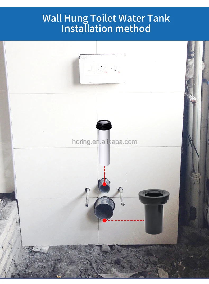 Modern Concealed Cistern Installation Kit for Wall-Hung Toilet