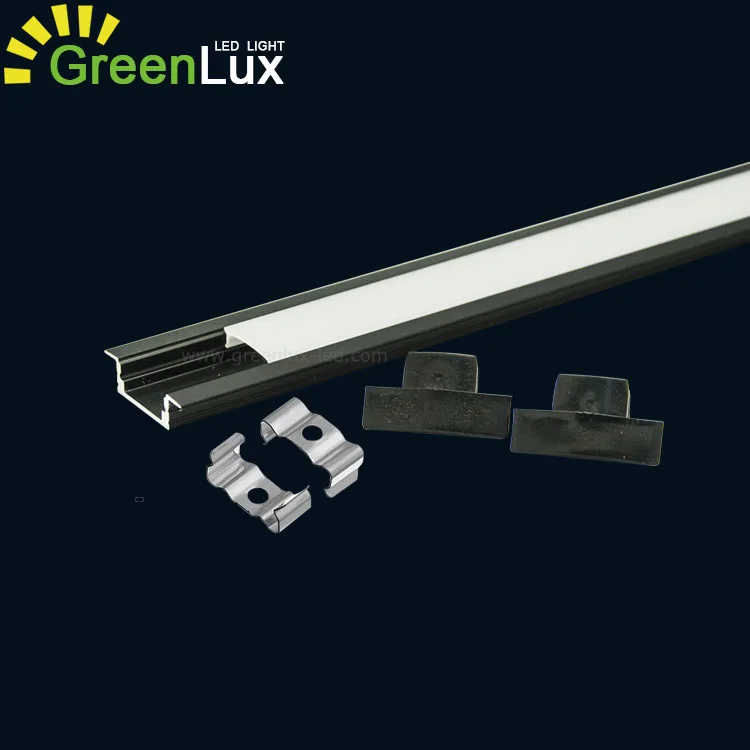 Black Black Led Profile for Led Strip Light 1meter 2meters 3meters ...