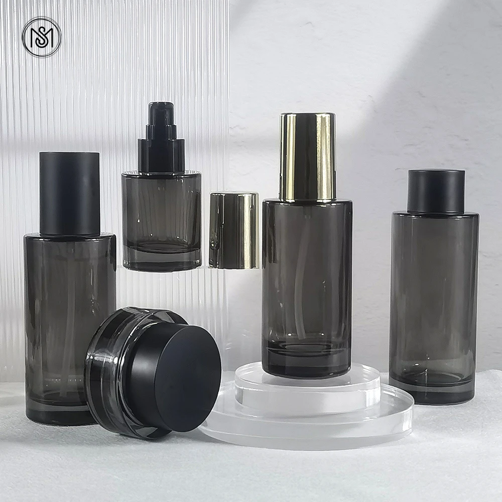 Luxury Cosmetic Packaging Containers Glass Toner 30g 50g 30ml 50ml 100ml 120ml 150ml Cream Jar ...