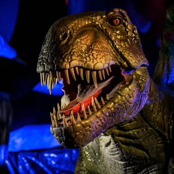 Tyrannosaurus Rex Dinosaur Jurassic Amusement Park Life-sized Realistic Gigantic Dinosaur ...