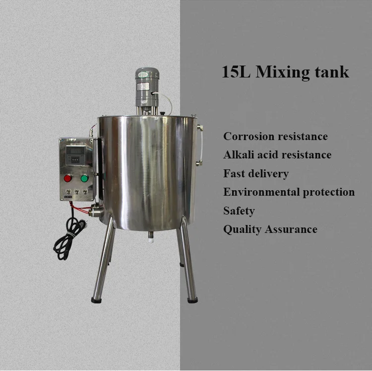 15l Industrial Stainless Steel Small Mixing Tank Liquid Mixer Machine ...