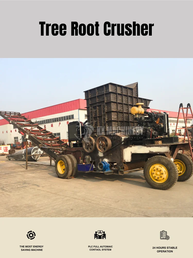 Commercial-grade Stump And Root Shredder Efficient Tree Root Grinder ...